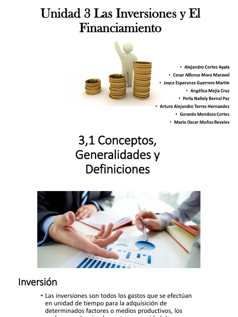 Las Inversiones y El Financiamiento | PDF | Compartir (Finanzas) | Bancos