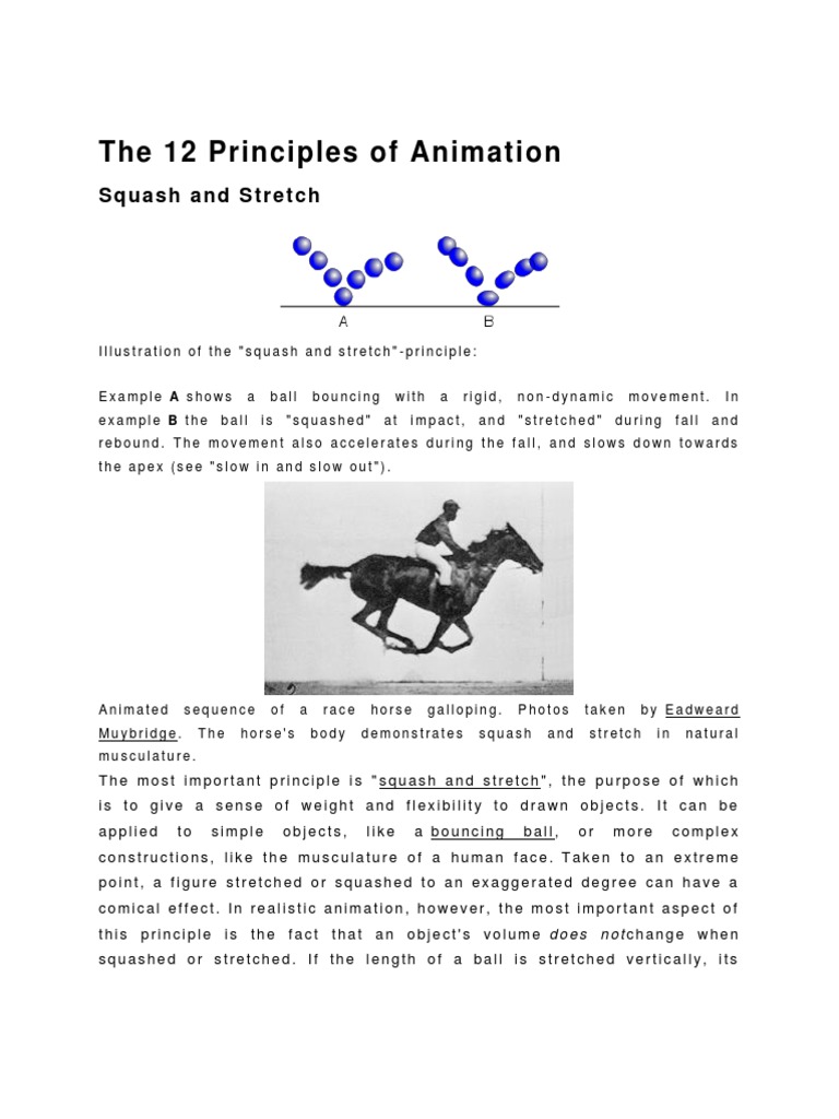 12 Principles of Animation Explained | PDF | Animation | Composition ...