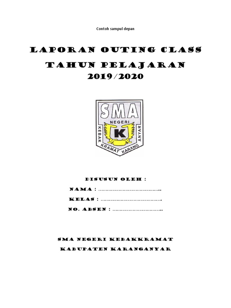 Contoh Laporan Outing Class | PDF