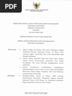 PerBPOM No 22 Tahun 2019 Tentang Informasi Nilai Gizi Pada Label Pangan Olahan | PDF ...