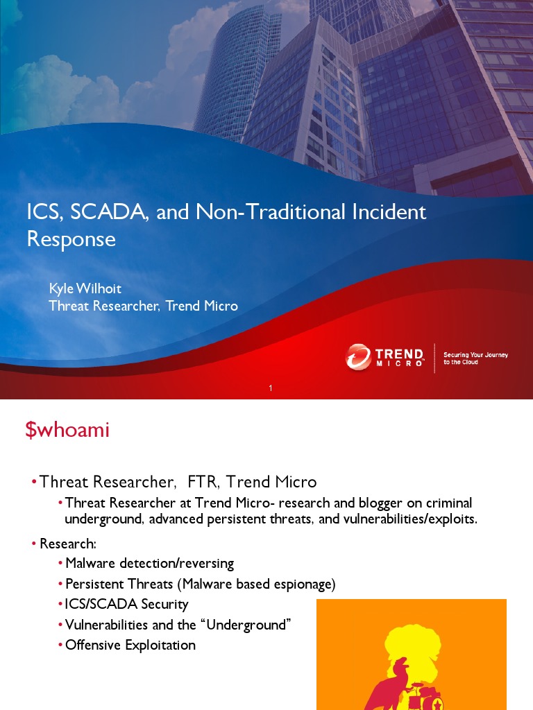 ICS, SCADA, and Non-Traditional Incident Response: Kyle Wilhoit Threat ...