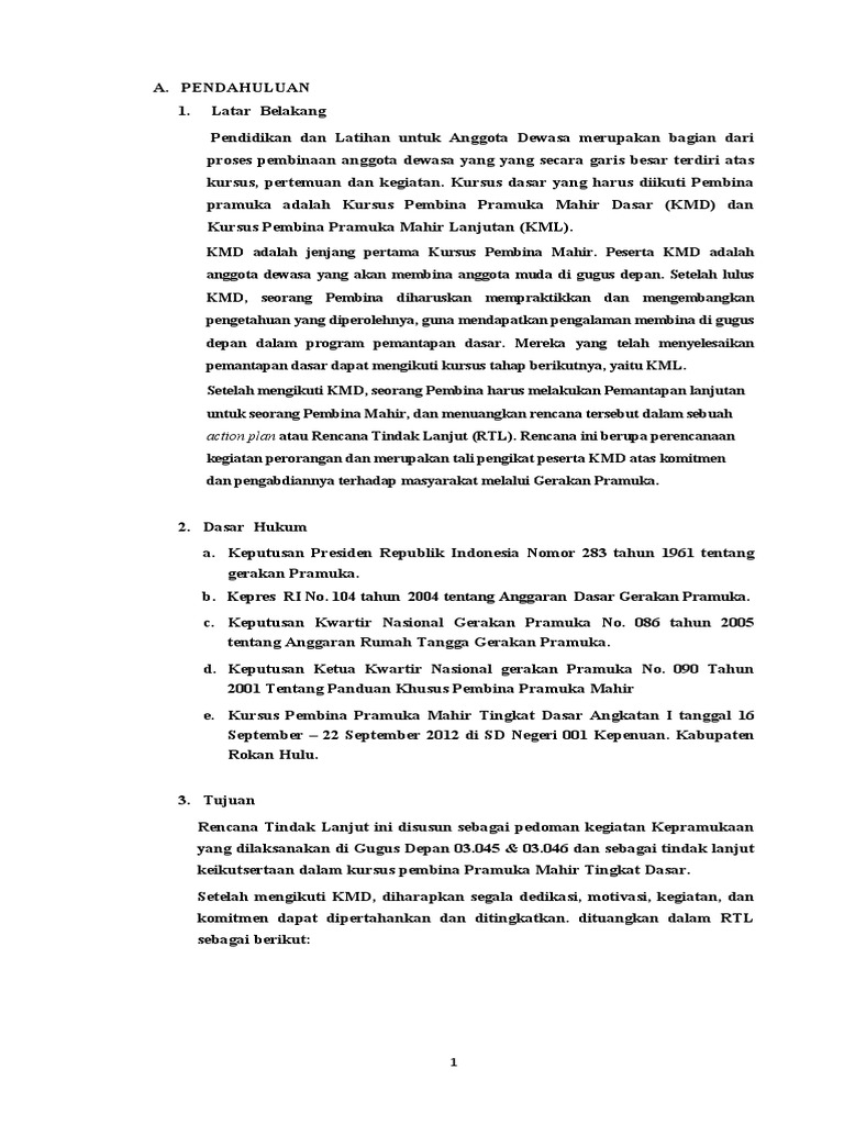 Laporan RTL KMD | PDF