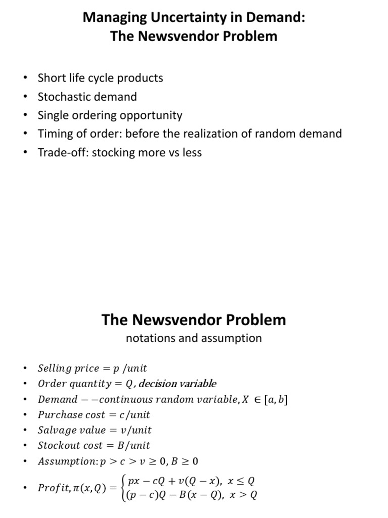 SCM - Managing Uncertainty in Demand | PDF | Correlation And Dependence ...