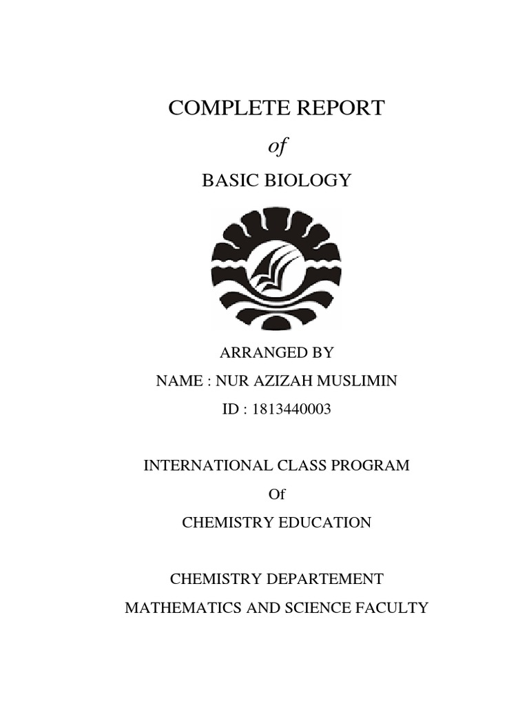 Complete Report: Basic Biology | PDF
