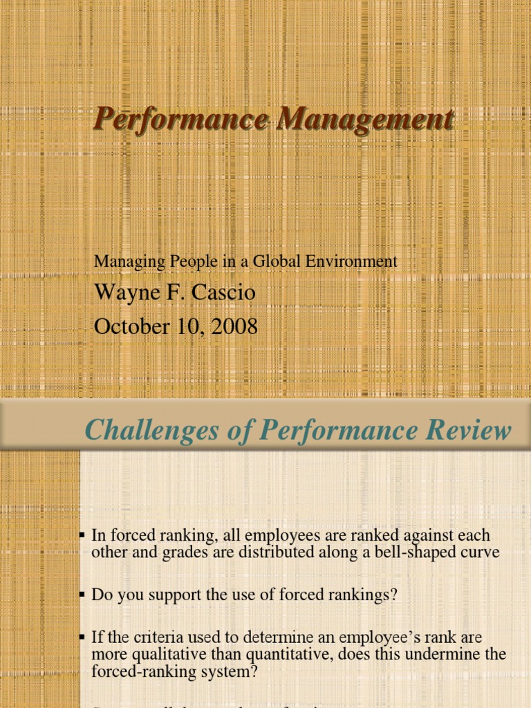 Performance Manajemen | PDF | Performance Appraisal | Psychology