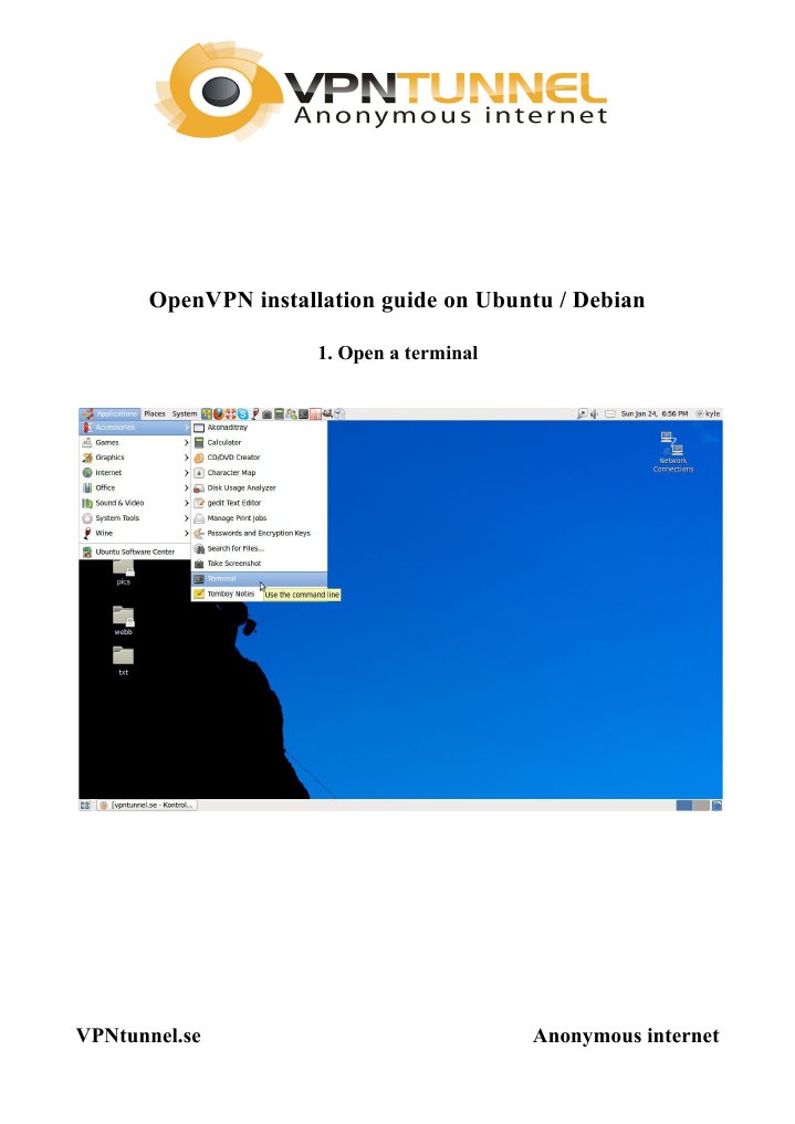 OpenVPN Setup Guide for Ubuntu/Debian | PDF