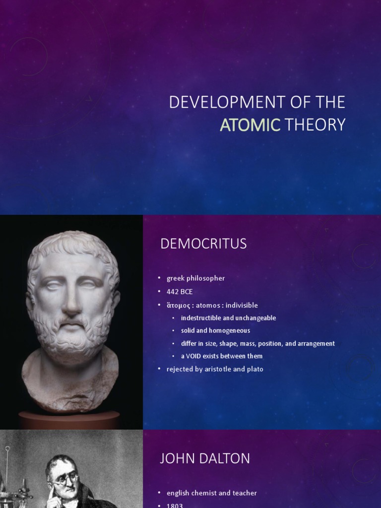 Evolution of Atomic Theory Explained | PDF | Electron | Atoms