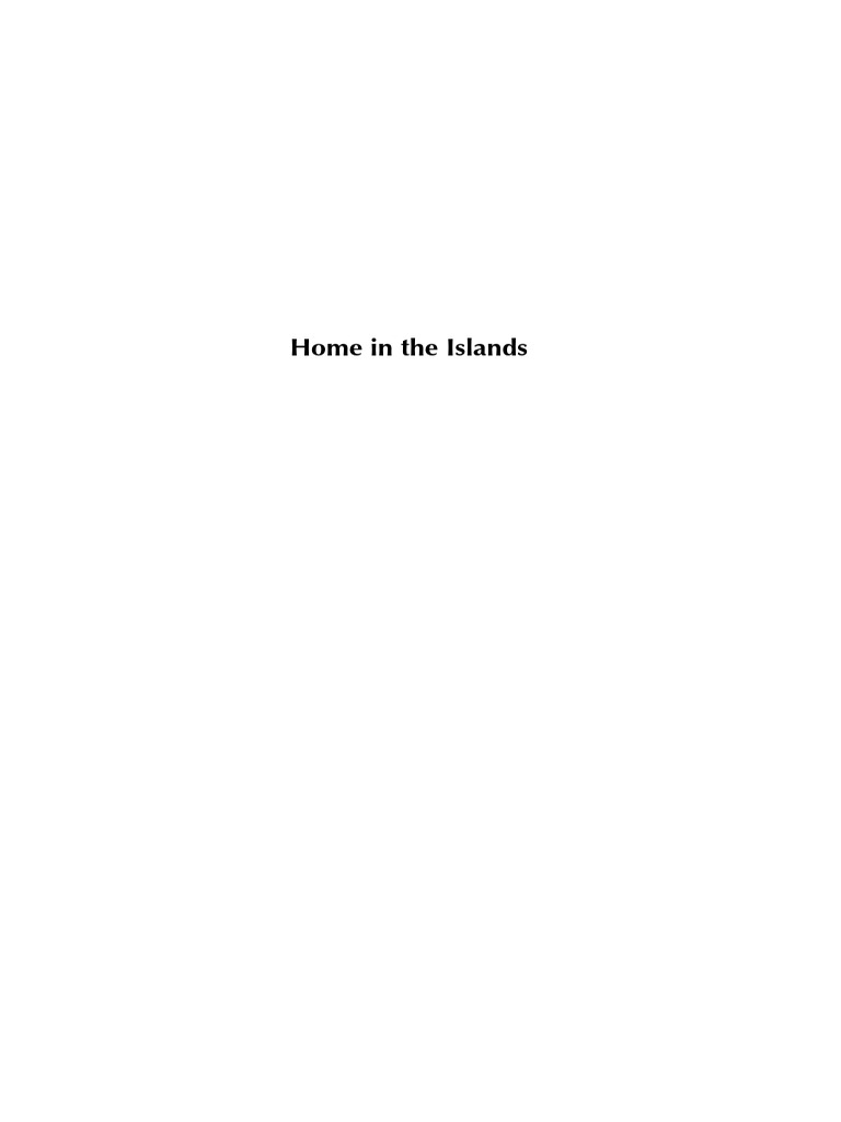 (Jan Rensel, Margaret Rodman) Home in The Islands | PDF