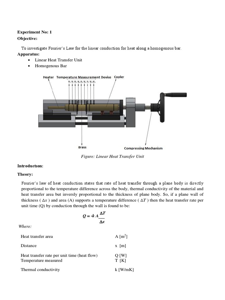 Heat Conduction in Solid Experiment | PDF | Thermal Conduction ...