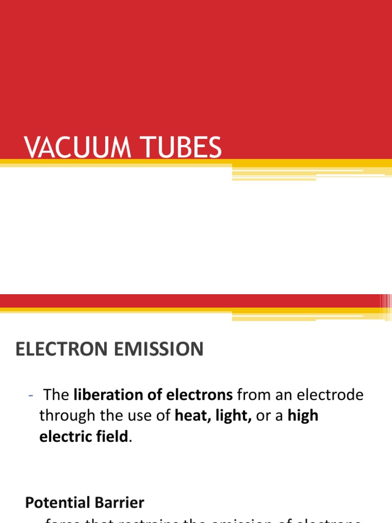 Vacuum Tubes | PDF | Vacuum Tube | Cathode