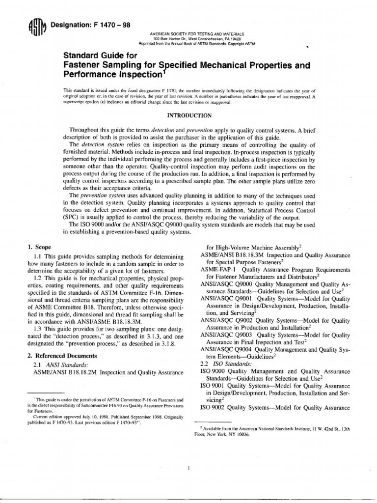 Astm F1470 PDF | PDF