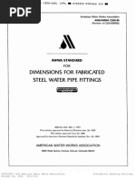 AWWA C208 Fittings Overview | PDF