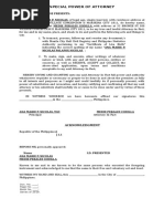 Notarial Acknowledgment Sample Philippines | PDF | Politics