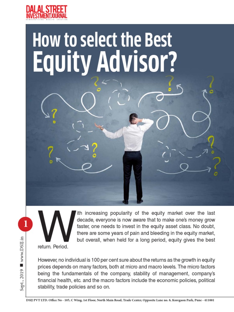 How To Choose Best Equity Advisor in India | PDF | Stock Market | Investing