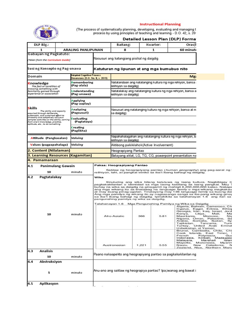 1st Quarter DLP AP 10 Week 1 | PDF