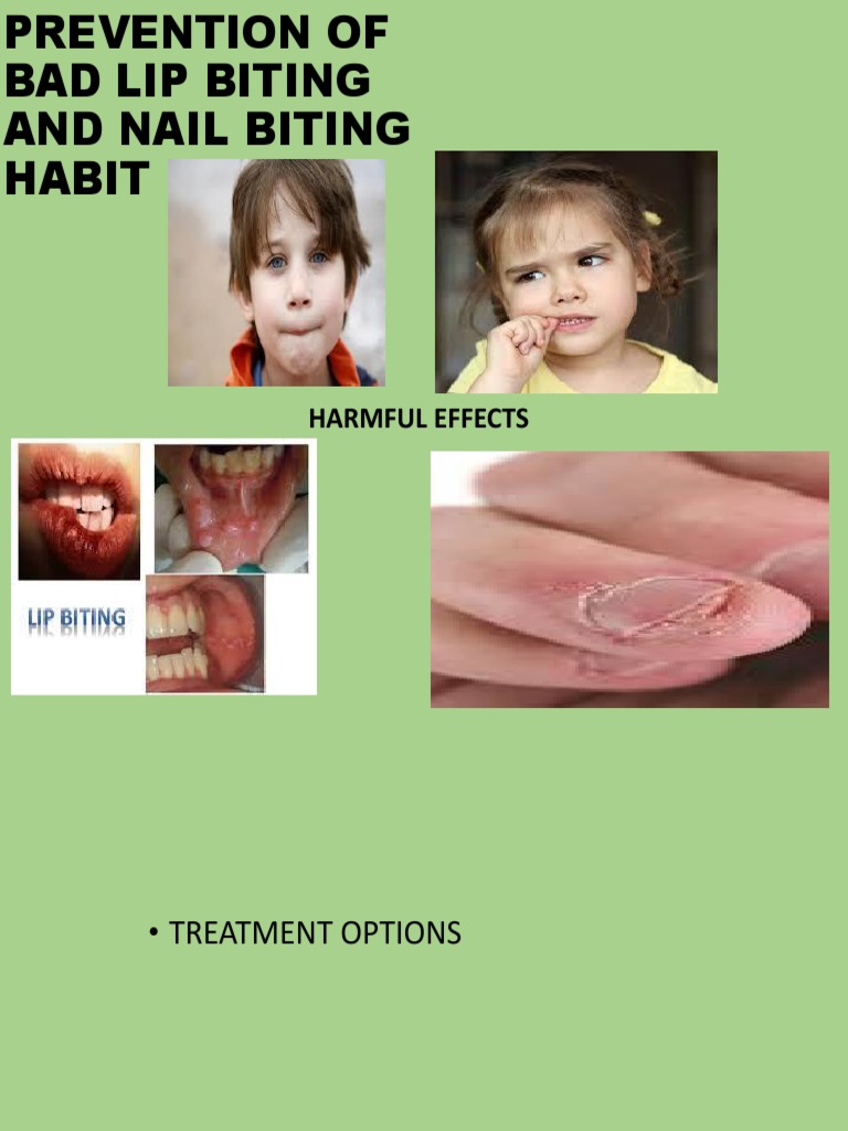 Nail Biting Effects | PDF
