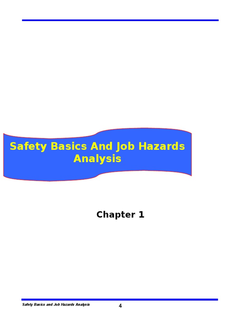 Chapter 1 Safety Basics and Risk Assessments | PDF | Personal ...