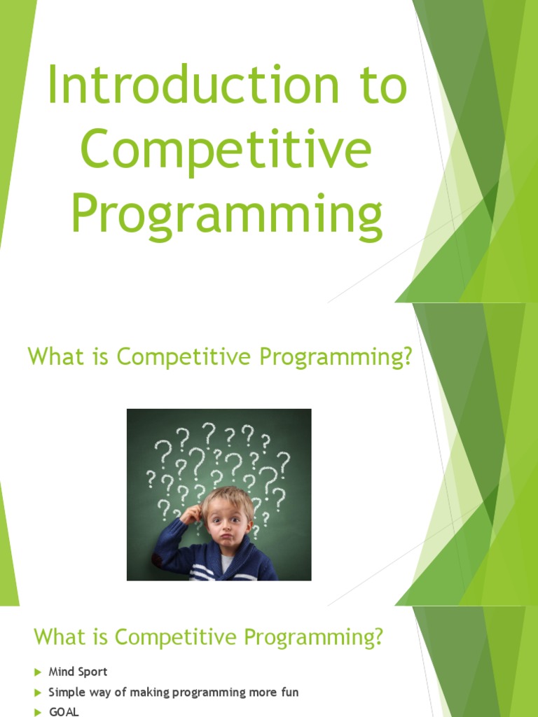 Introduction To Competitive Programming | PDF | Computer Programming | Programming Language