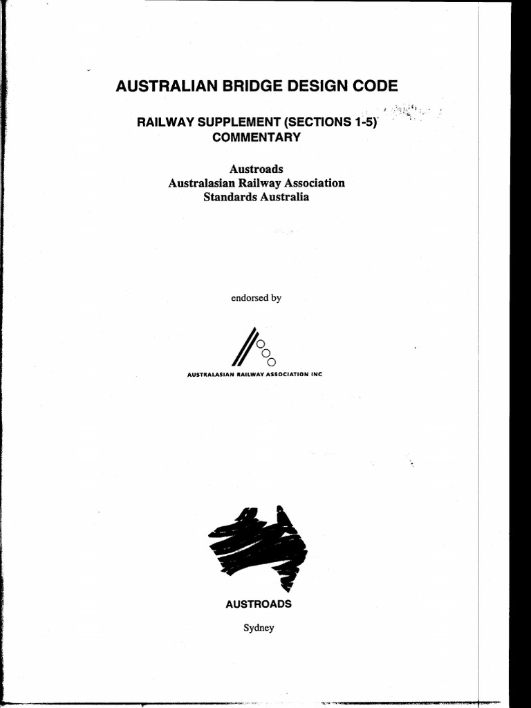 Bridge Design Code Railway Supplement s1-5 - Commentary | PDF