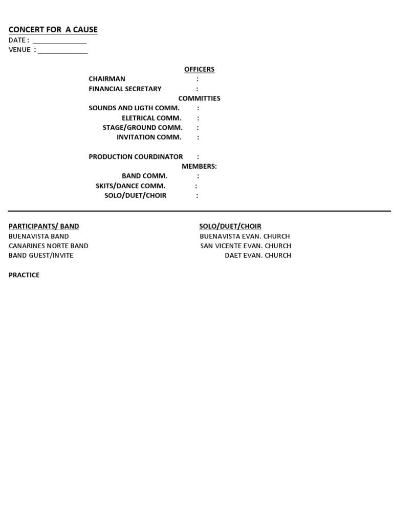 Concert | PDF
