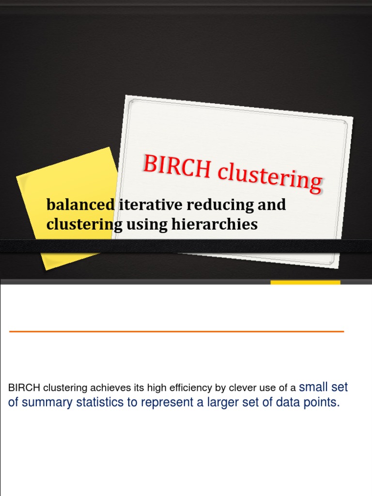 Balanced Iterative Reducing And Clustering Using Hierarchies Pdf Cluster Analysis Statistics