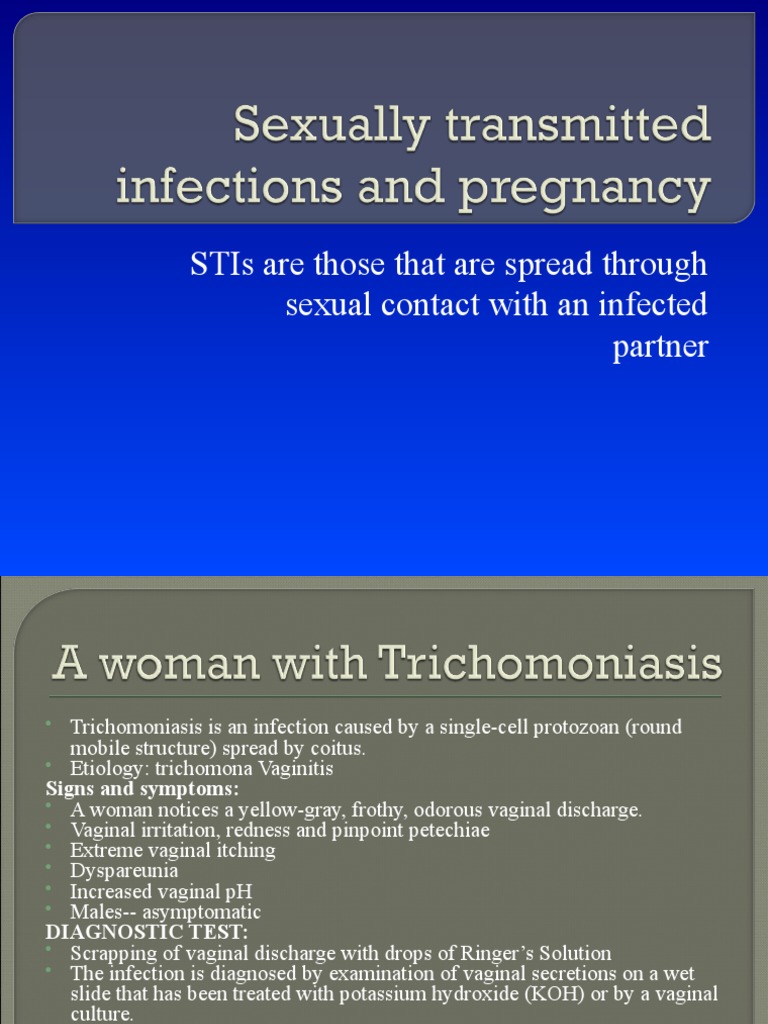 Sexually Transmitted Infections and Pregnancy | PDF | Hiv/Aids | Sex
