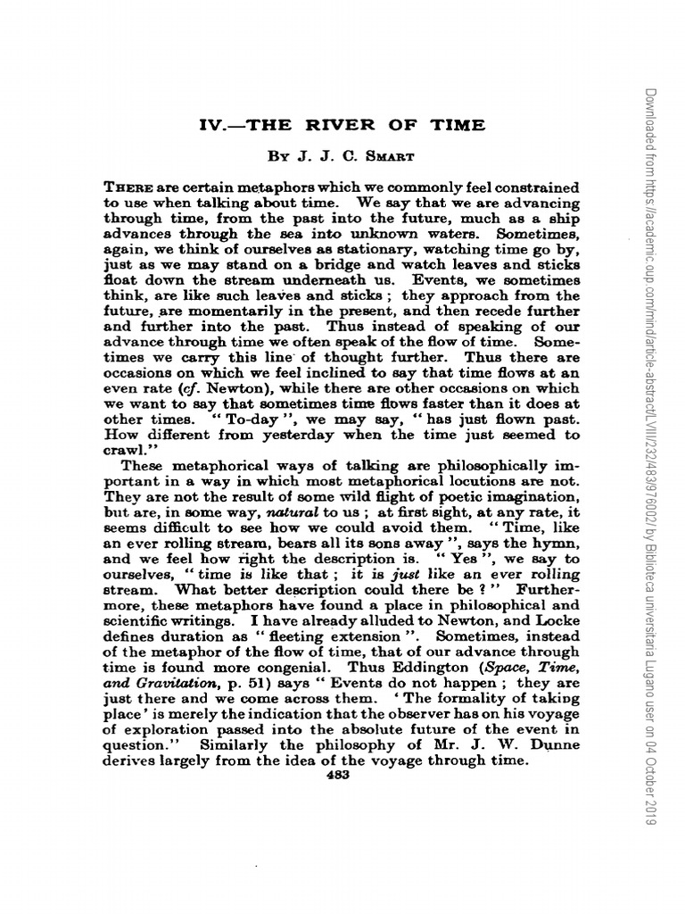 Smart - The River of Time | PDF | Idiom | Time