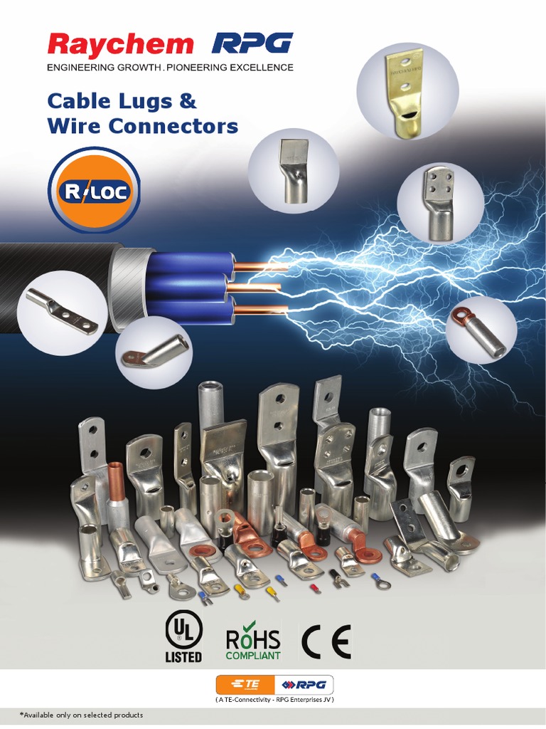 Cable Lugs Wire Connector | Electrical Connector | Electrical Conductor ...