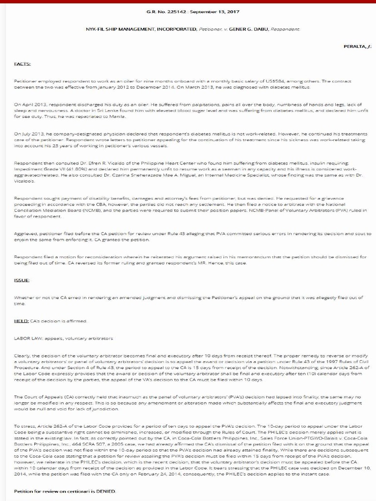 Screenshot - 2019!07!22 Labor Law - Nyk-Fil Ship Management ...