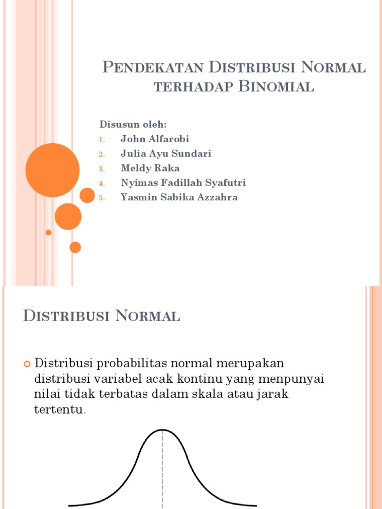 Pendekatan Distribusi Normal Terhadap Binomial | PDF