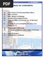 Tabbing and Pertinent Documents Format | PDF