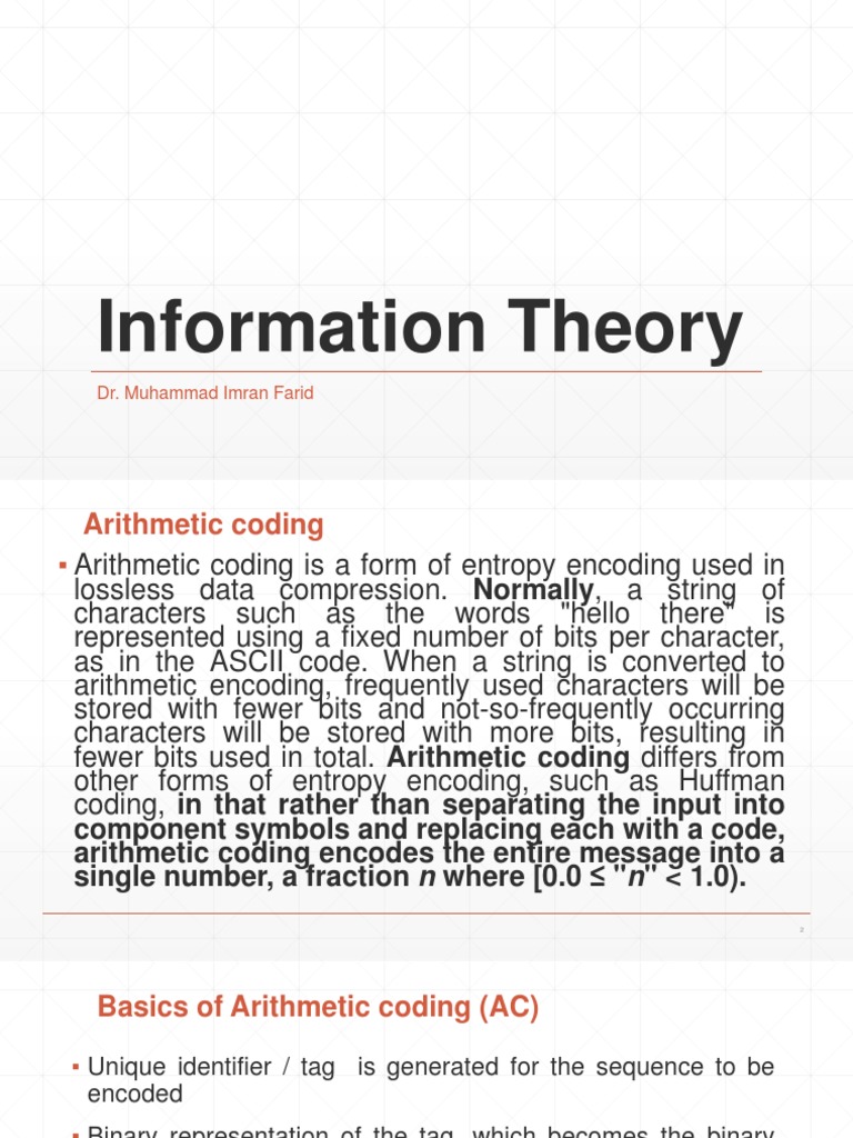 Arithmetic Coding Explained | PDF | Code | Applied Mathematics