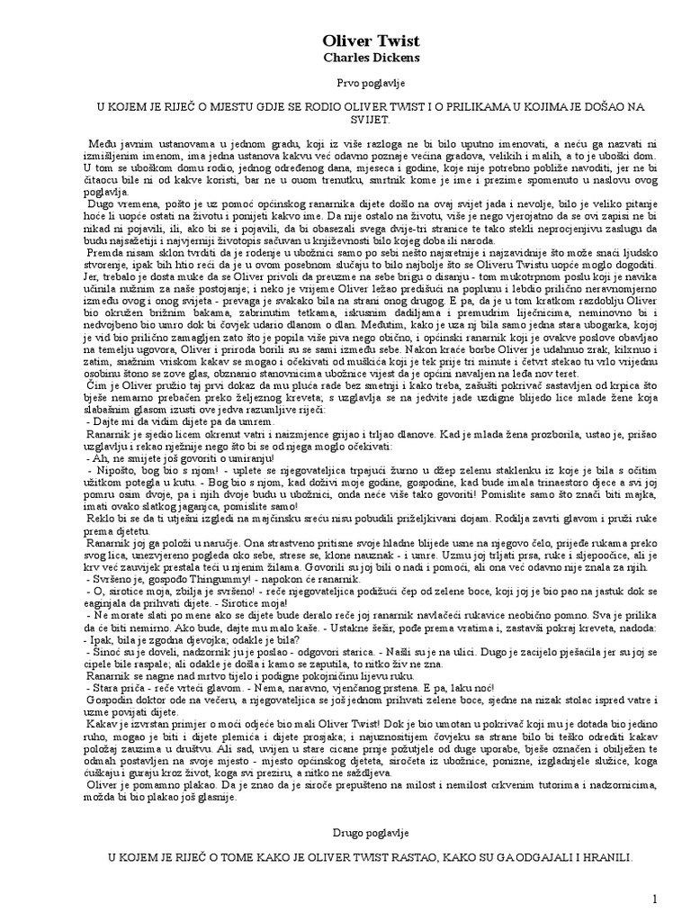 Dickens, Charles - Oliver Twist | PDF