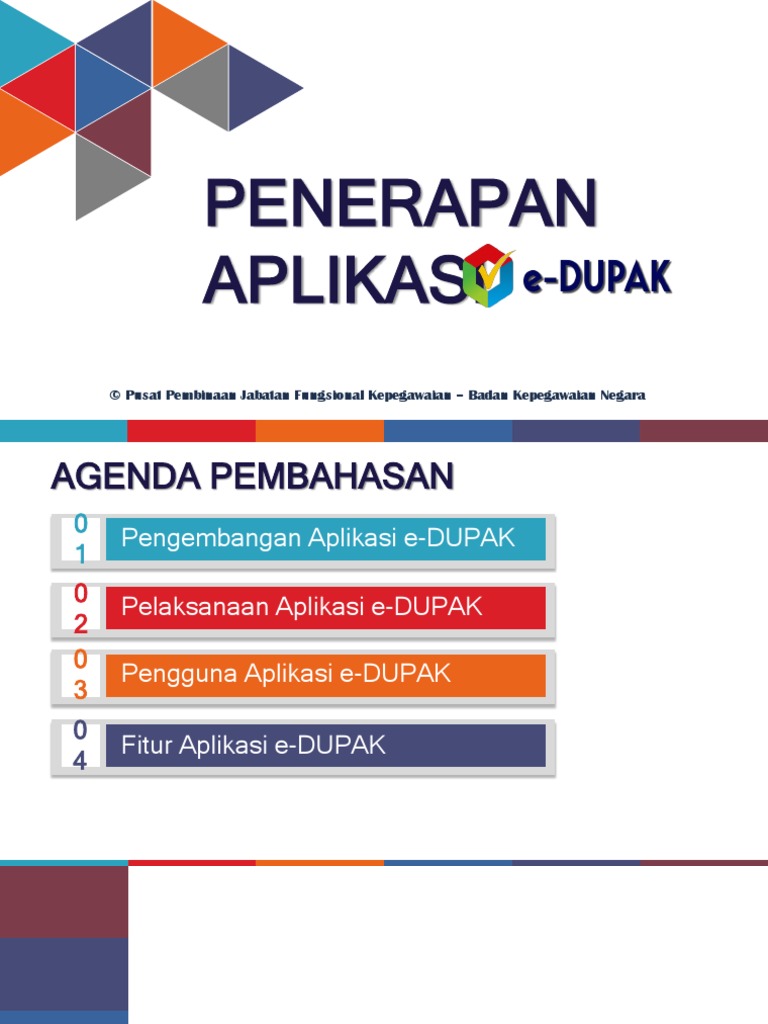 Penerapan Aplikasi E-Dupak New Sept 2019 | PDF | Bisnis | Komputer