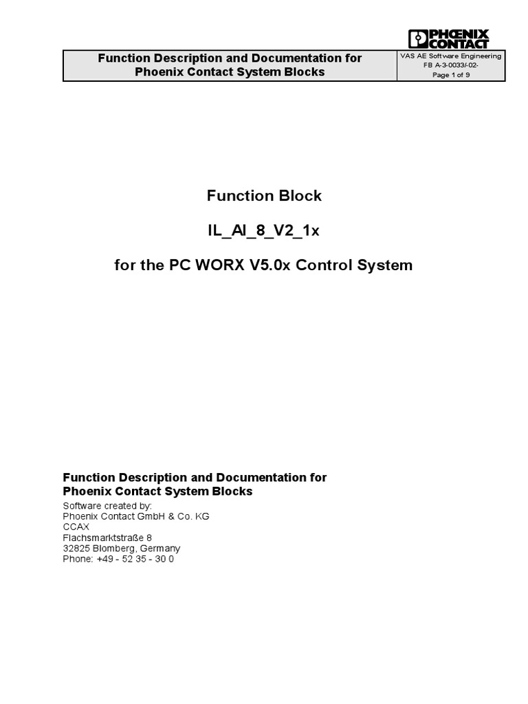 IL AI 8 V2 1x 001 PDF | PDF | Parameter (Computer Programming) | Input/Output