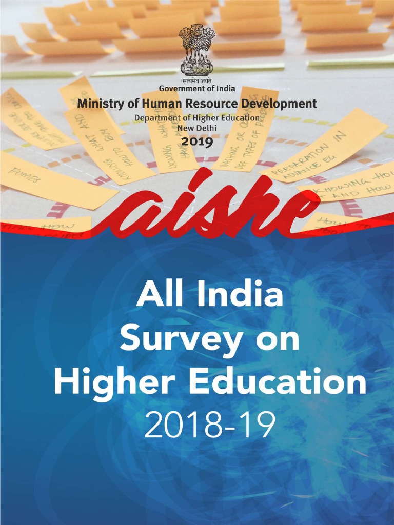 AISHE Final Report 2018-19 PDF | PDF | Academia | Educational Stages