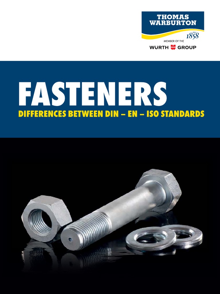 Fasteners DIN en ISO Standards | Screw | Nut (Hardware)