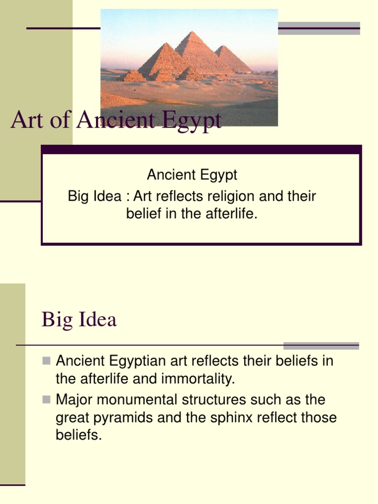 Ancient Egyptian Art and Beliefs | PDF