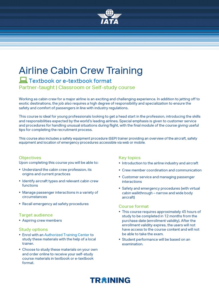 Air Cabin Training | PDF | Flight Attendant | Airlines