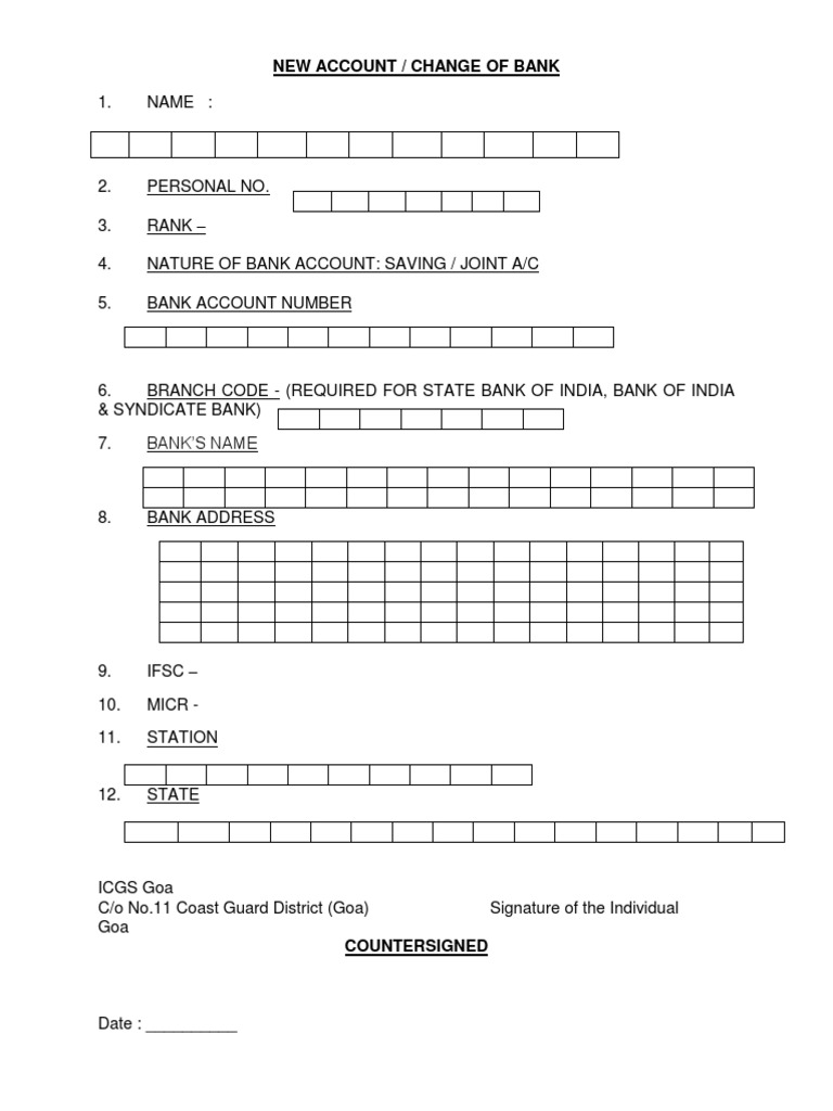 Change of Bank Account | PDF | Banks | Institutional Investors