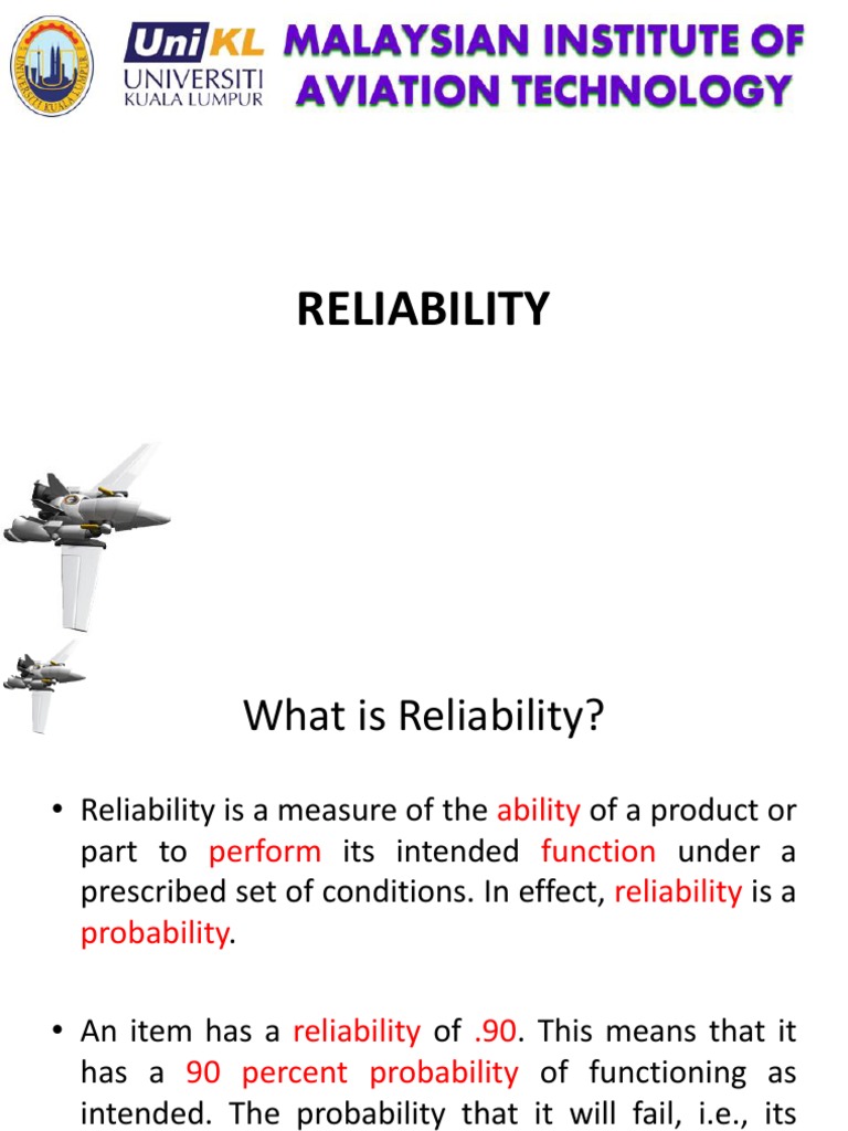 RELIABILITYrev2 Jan17 - Version 2 | PDF | Reliability Engineering ...