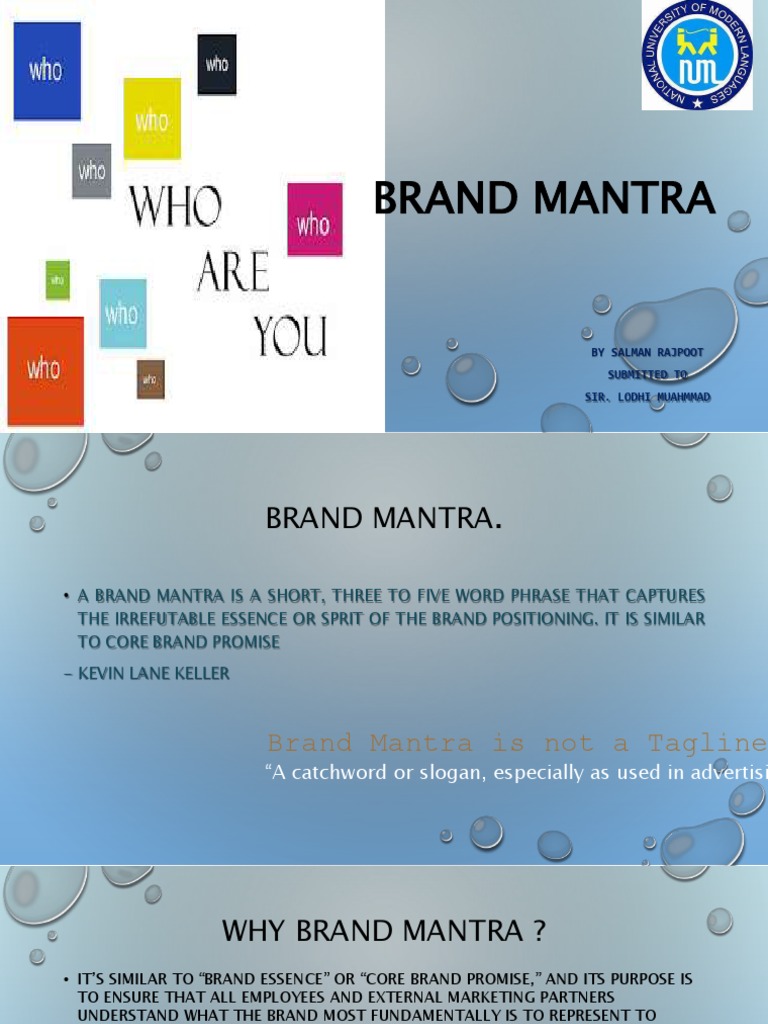 Understanding Brand Mantras | PDF | Brand | Marketing
