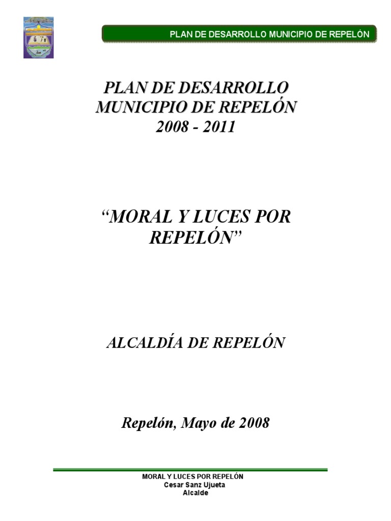 Repelón - Atlántico - PD - 08 - 11 | PDF | Economias | Esfera pública