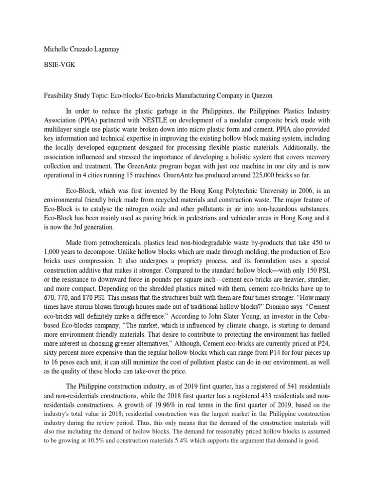 Feasib | PDF | Concrete | Building Technology