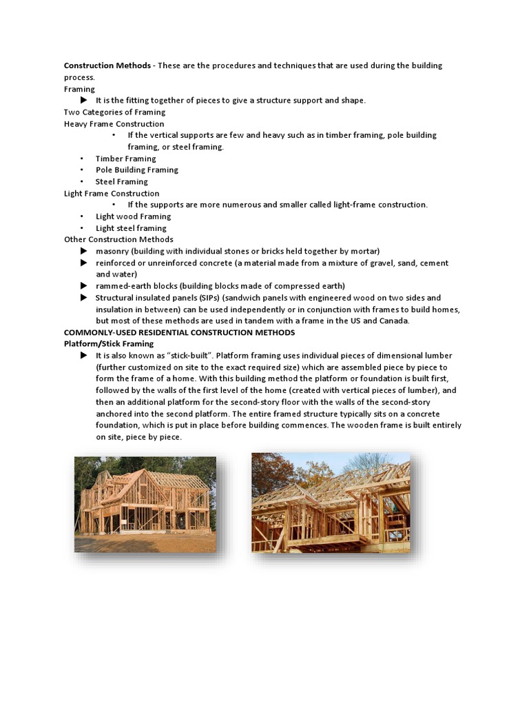 Construction Methods | PDF | Framing (Construction) | Tunnel