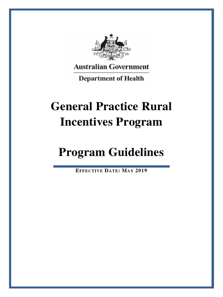 Go Program Guidelines | PDF | General Practitioner | Nursing Home Care