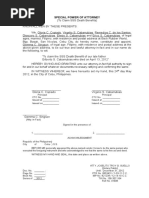 Sample Spa | PDF | Power Of Attorney | Notary Public