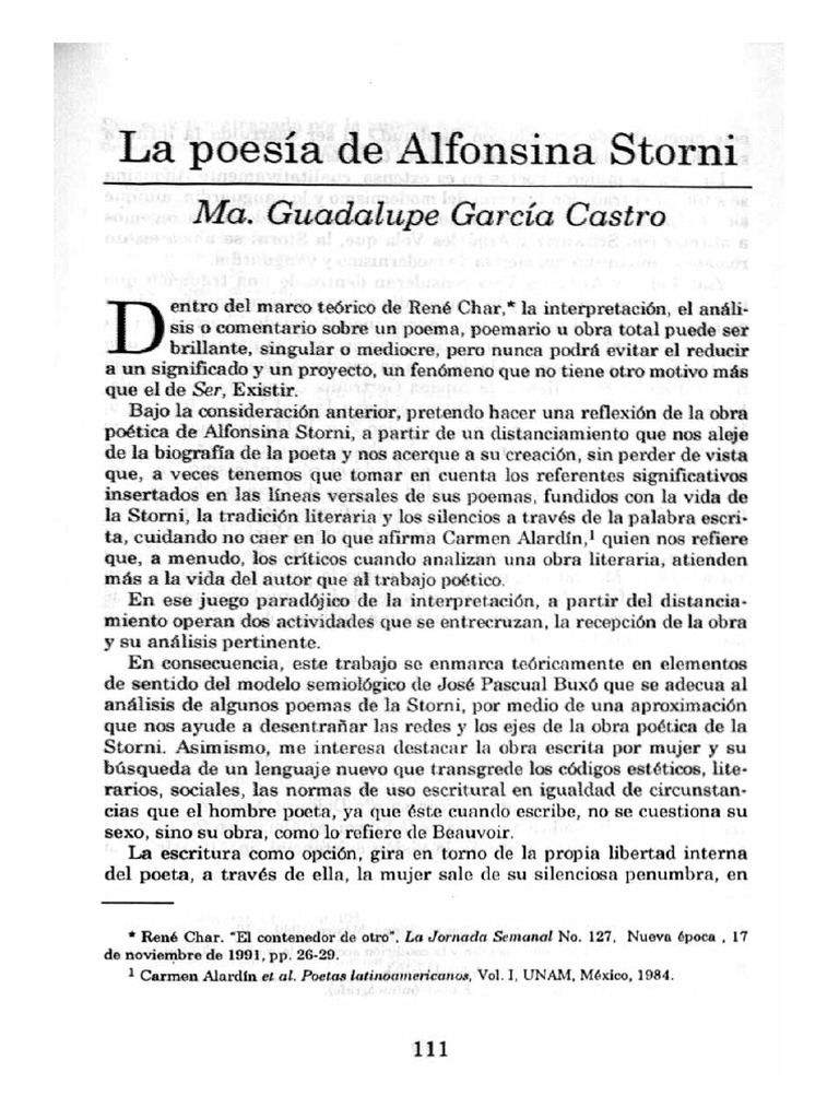 Poesia-Alfonsina Storni PDF | PDF