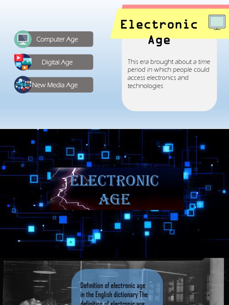 Electronic Age | PDF | Floppy Disk | Electronics