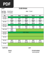 Grade 1 Timetable 2023 Overview | PDF | Learning | Cognitive Science